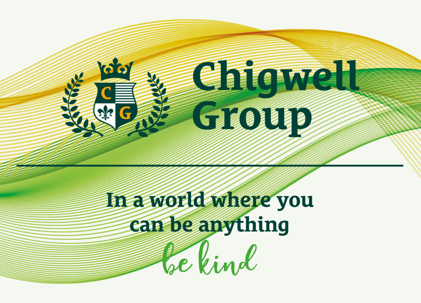 Chigwell Group be kind logo with background - Chigwell Group